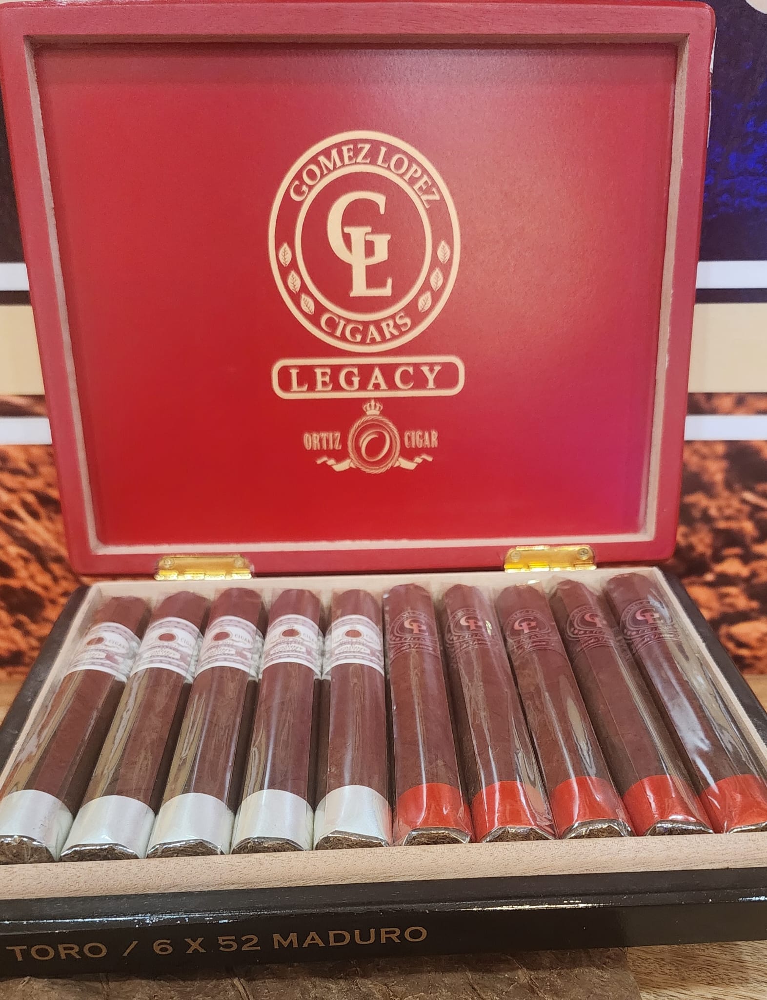 Legacy Ortiz/ Gomez Lopez Box of 10 – Ortiz Cigars
