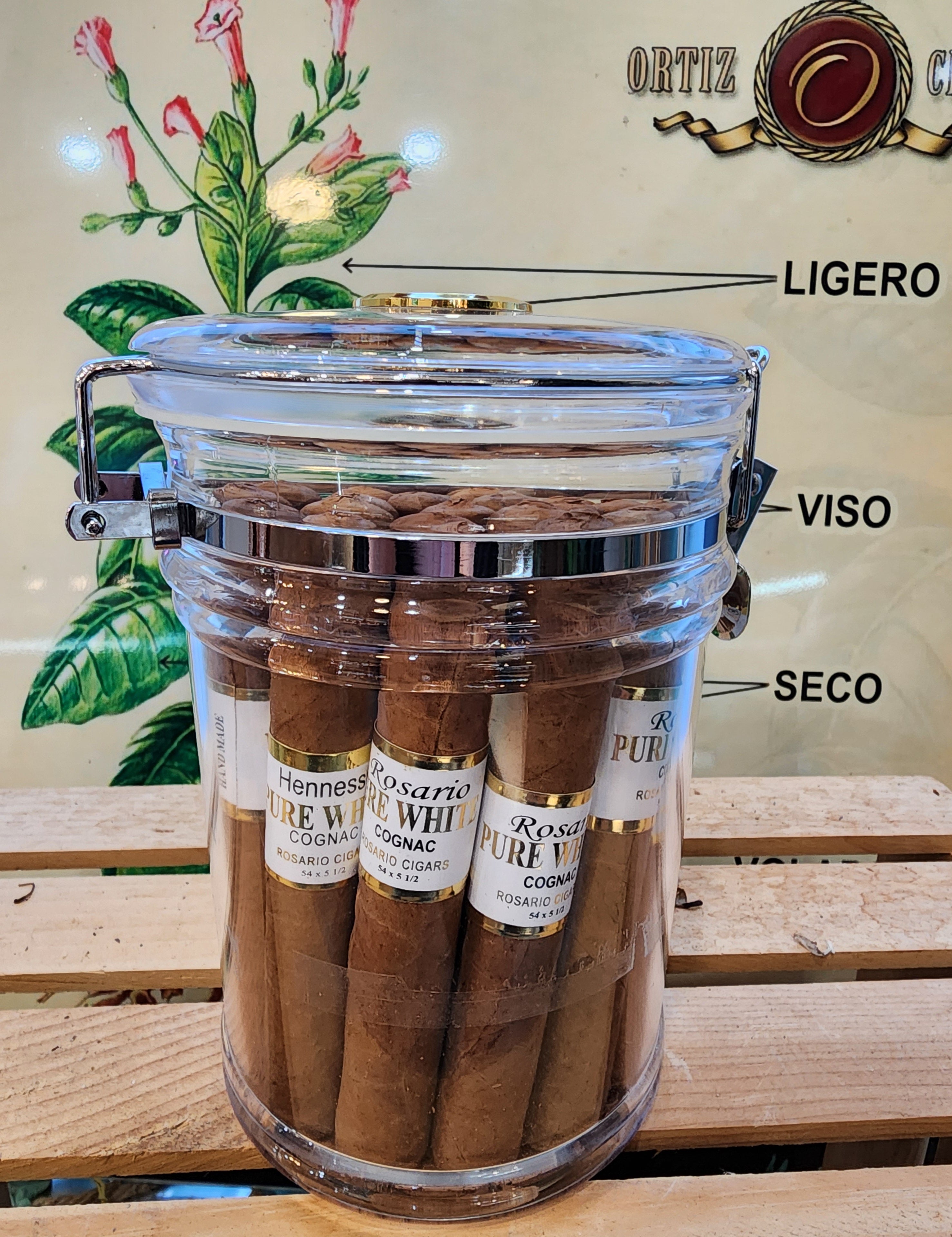 ROSARIO CIGARS- HENNESSY WHITE COGNAC - BUNDLE OF 25 – Ortiz Cigars